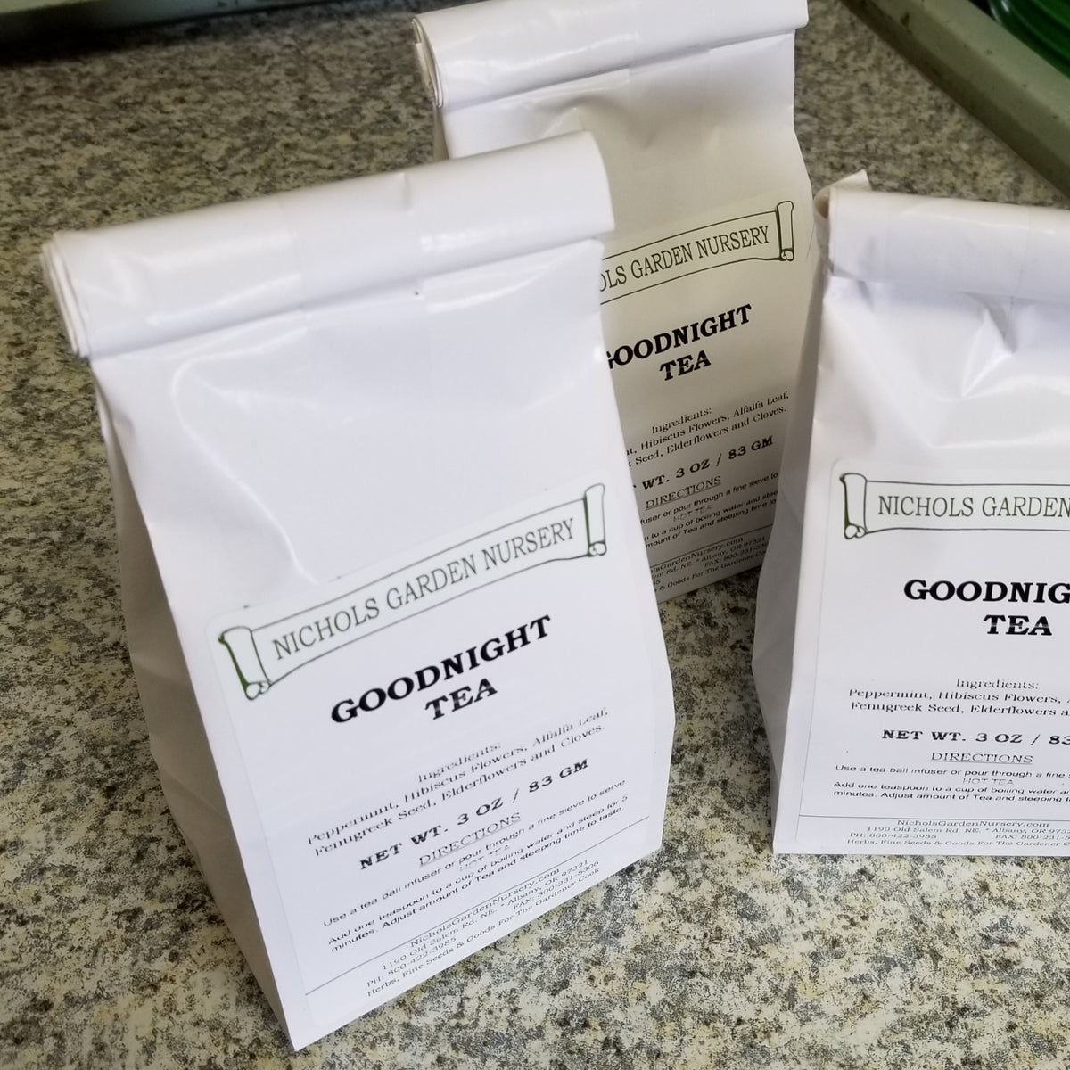 Goodnight Tea - 3 oz – Nichols Garden Nursery